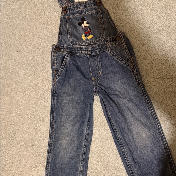 GAP | Matching Sets | Disney Mickey Mouse Denim Overalls | Poshmark